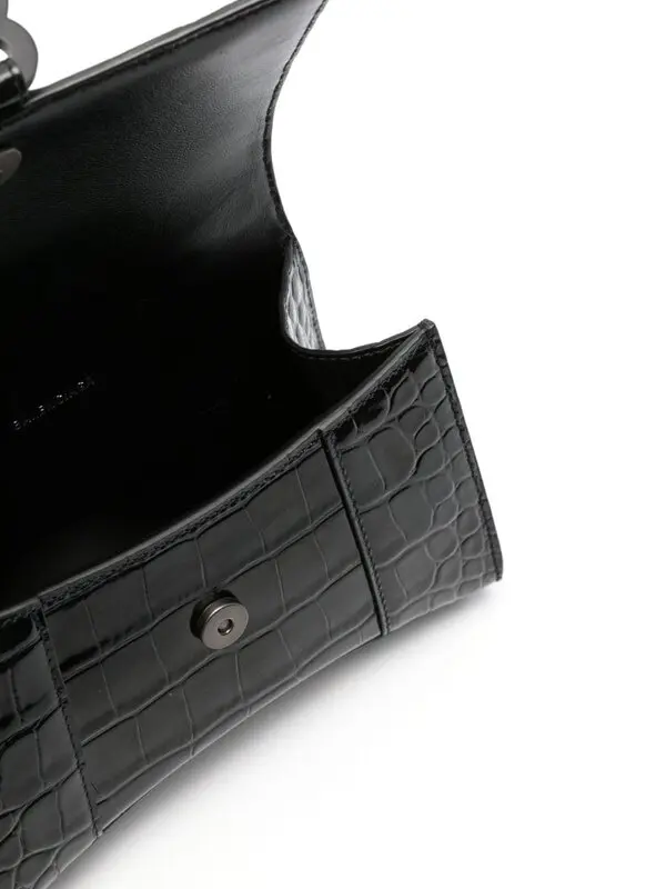 Balenciaga Hourglass Xs Top-handle Bag - Black