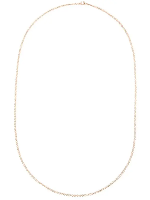 Irene Neuwirth 18kt Rose Gold Oval Chain Necklace - Pink