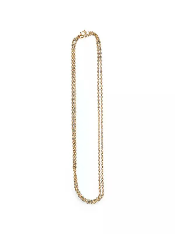 Irene Neuwirth 18kt Rose Gold Oval Chain Necklace - Pink