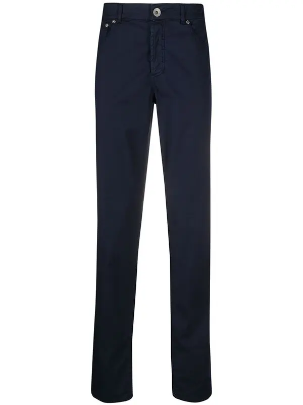 Brunello Cucinelli Straight Leg Chinos - Blue