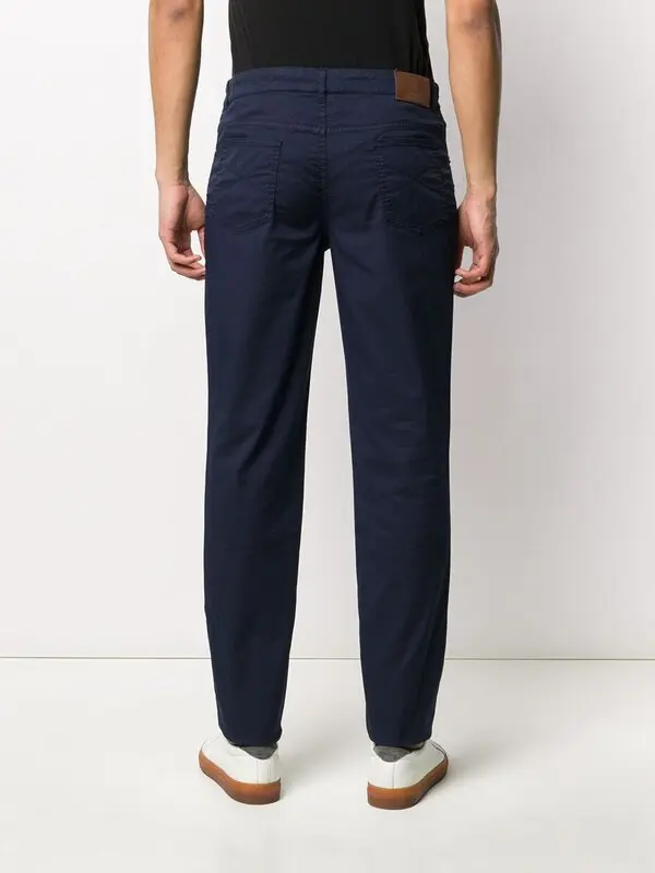 Brunello Cucinelli Straight Leg Chinos - Blue