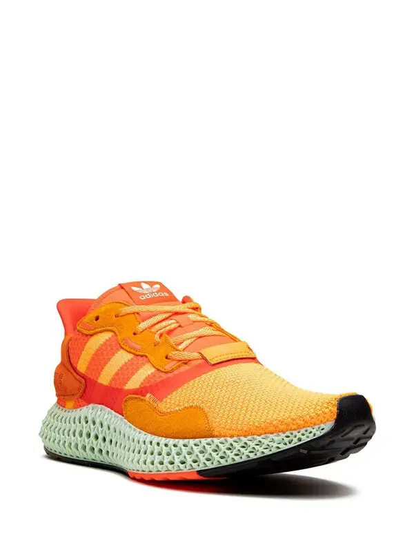 Adidas Zx 4000 4d Sns Los Angeles Sunrise Sneakers - Orange
