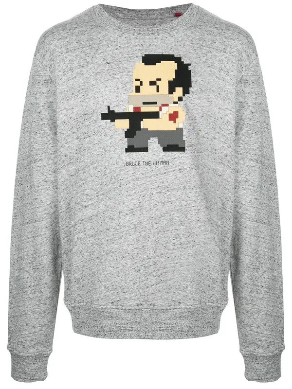 MOSTLY HEARD RARELY SEEN Bruce The Hitman Sweatshirt - Grey