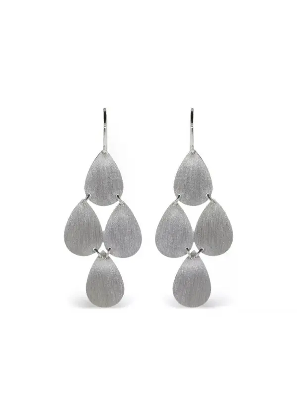 Irene Neuwirth 18kt Gold Chandelier Earrings - Silver