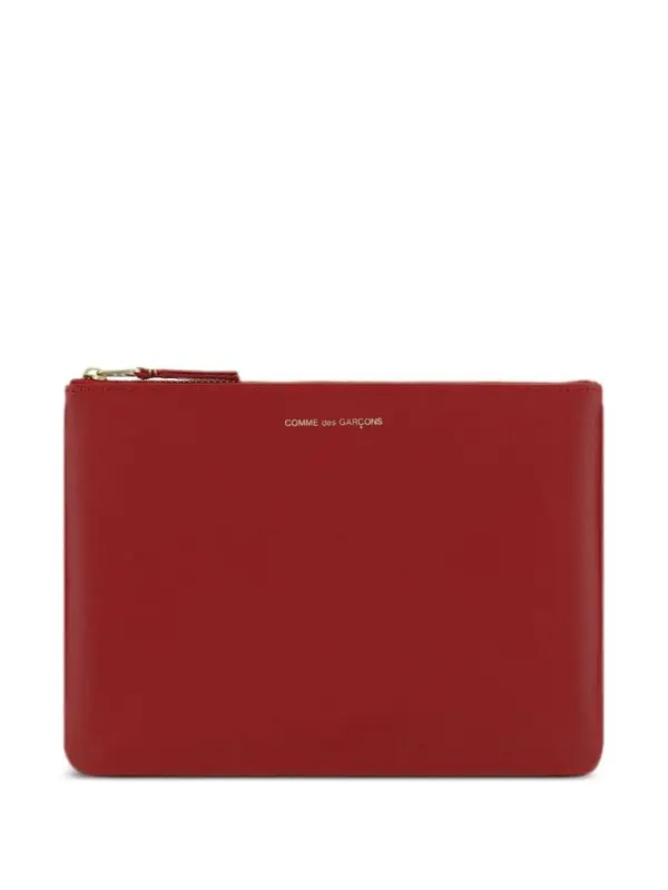 Comme Des Garçons Logo-print Leather Wallet