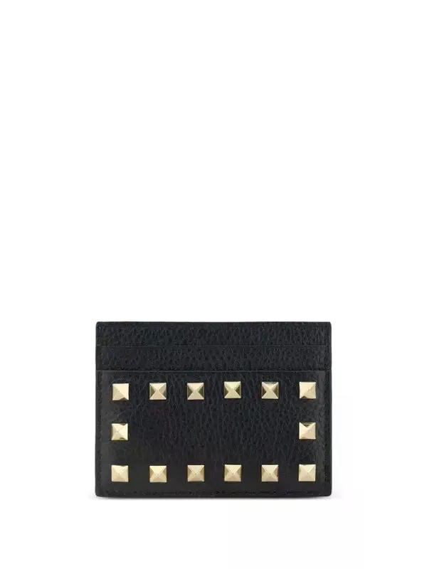 Valentino Garavani Rockstud Card Holder - Black