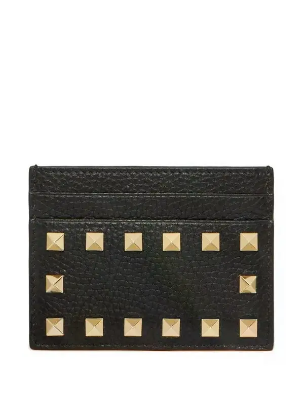 Valentino Garavani Rockstud Card Holder - Black