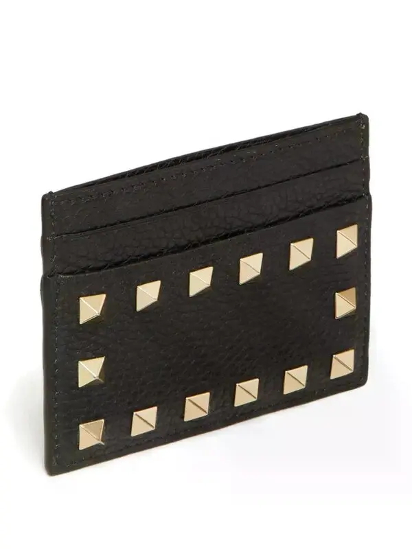 Valentino Garavani Rockstud Card Holder - Black
