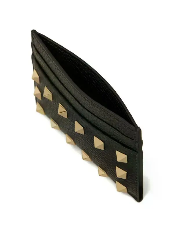 Valentino Garavani Rockstud Card Holder - Black