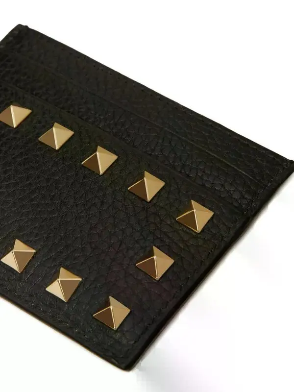 Valentino Garavani Rockstud Card Holder - Black