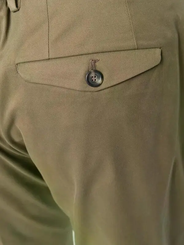 DELL'OGLIO Cropped Chino Trousers