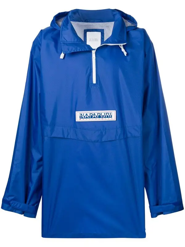 NAPA BY MARTINE ROSE Logo Rain Jacket - Blue