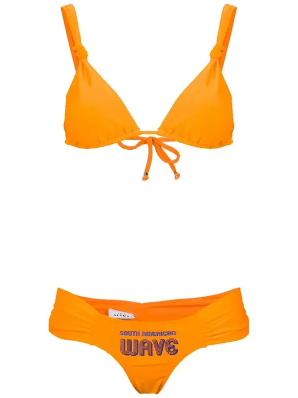 AMIR SLAMA South American Wave Bikini Set - Orange