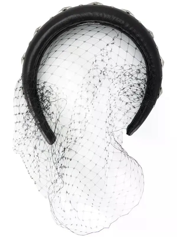 Red Valentino Mesh Veil Headband