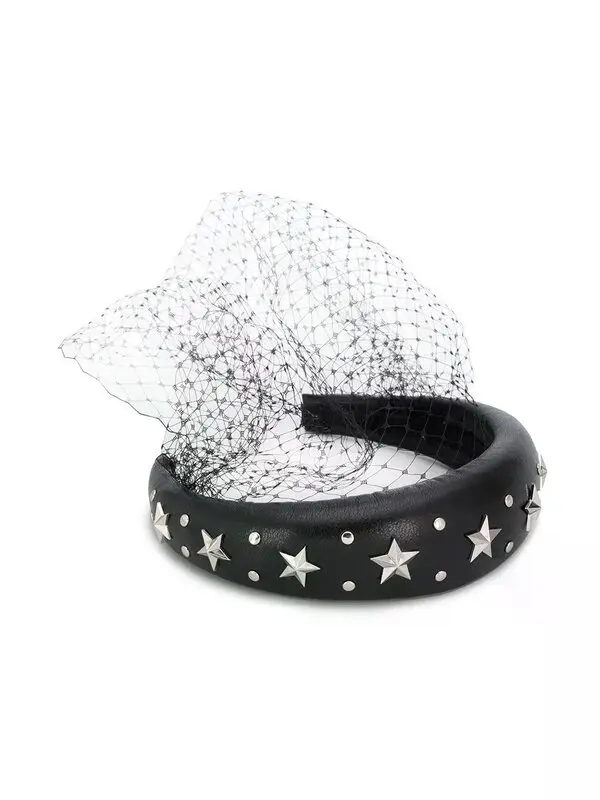 Red Valentino Mesh Veil Headband