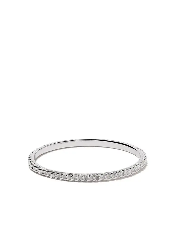 WOUTERS & HENDRIX 18kt Gold Gourmet Chain Ring - Silver