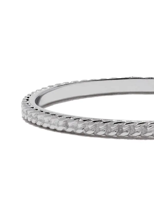 WOUTERS & HENDRIX 18kt Gold Gourmet Chain Ring - Silver
