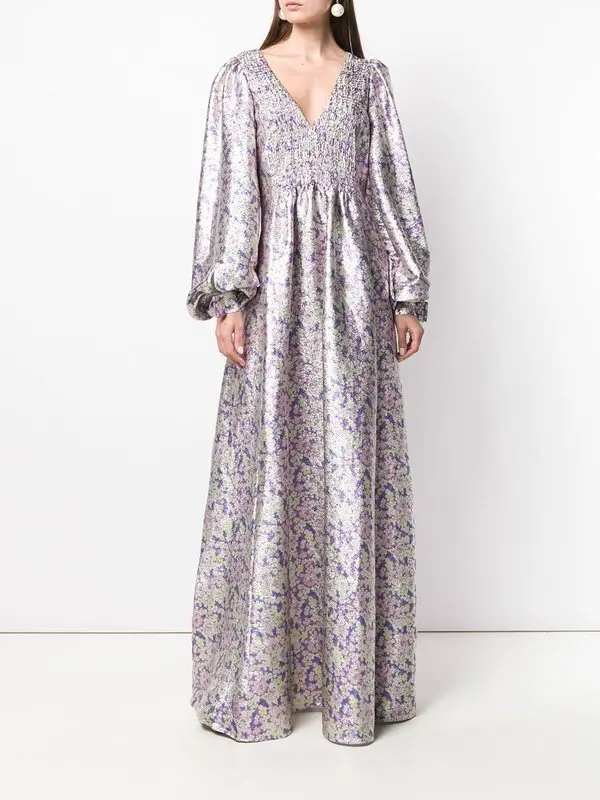 Stella McCartney Floral Print Evening Dress