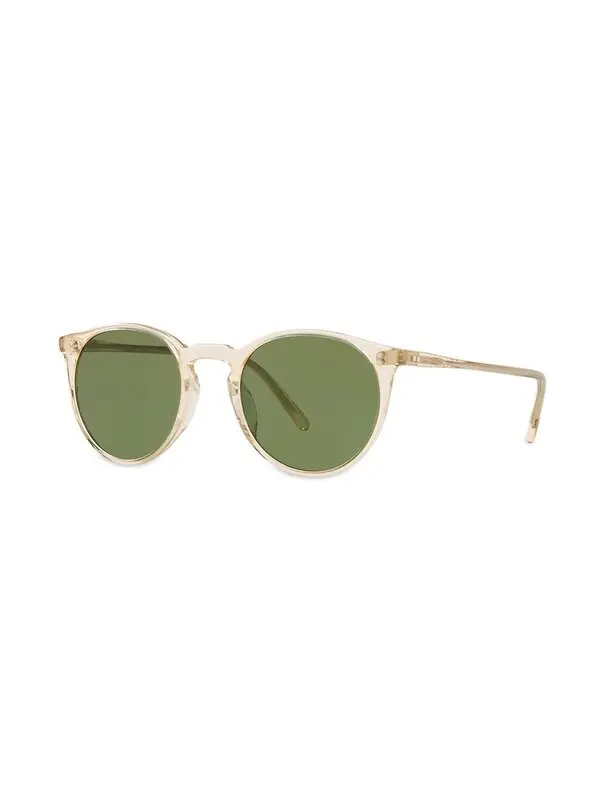 Oliver Spencer O'malley Round-frame Sunglasses - Yellow
