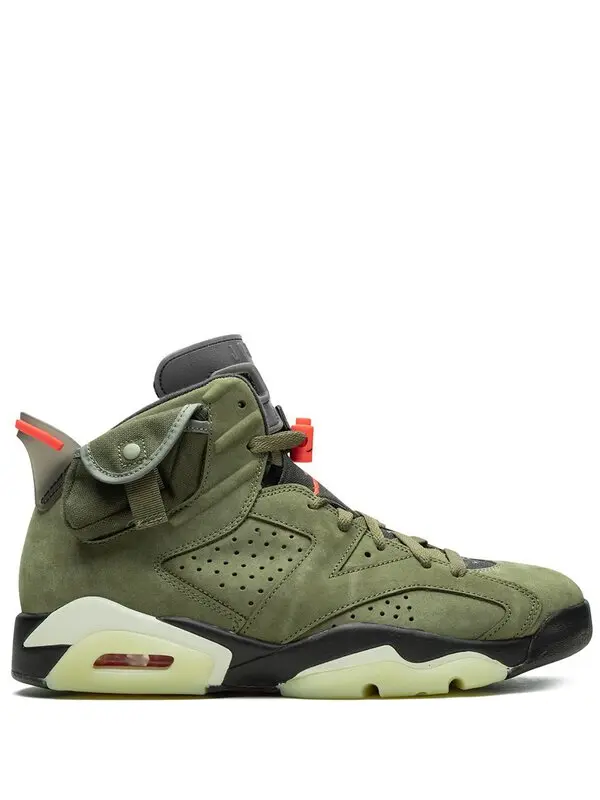 JORDAN X Travis Scott Retro Cactus Jack Sneakers - Green