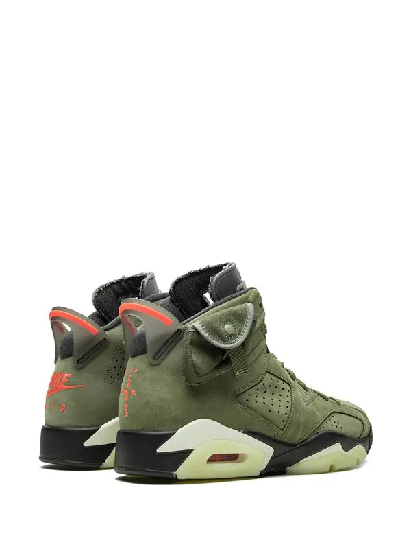 JORDAN X Travis Scott Retro Cactus Jack Sneakers - Green