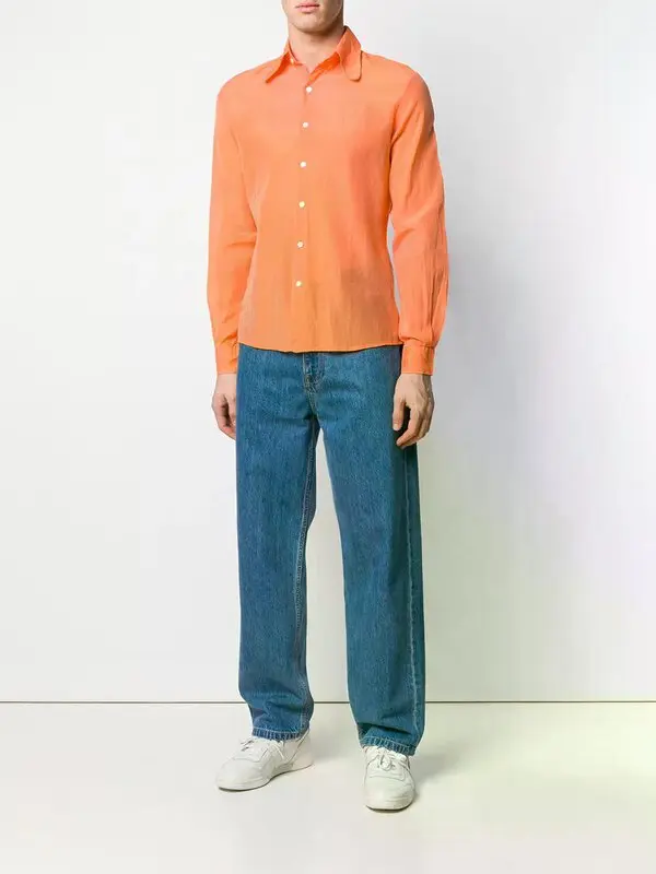 WALTER VAN BEIRENDONCK 2000s Embroidered Shirt
