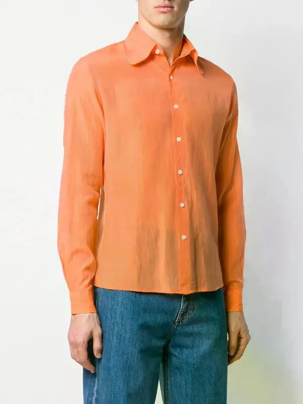 WALTER VAN BEIRENDONCK 2000s Embroidered Shirt