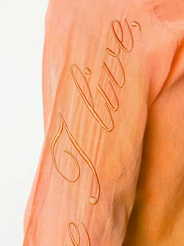 WALTER VAN BEIRENDONCK 2000s Embroidered Shirt