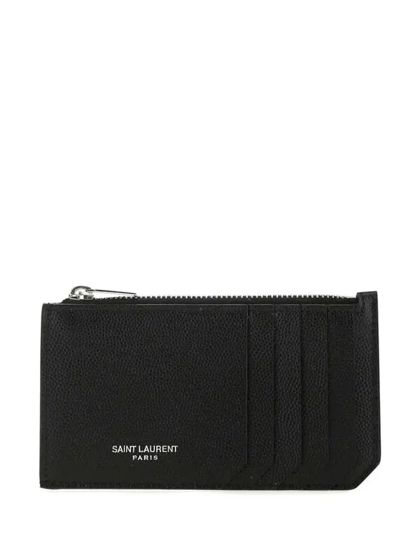Saint Laurent Fragments Card Holder - Black