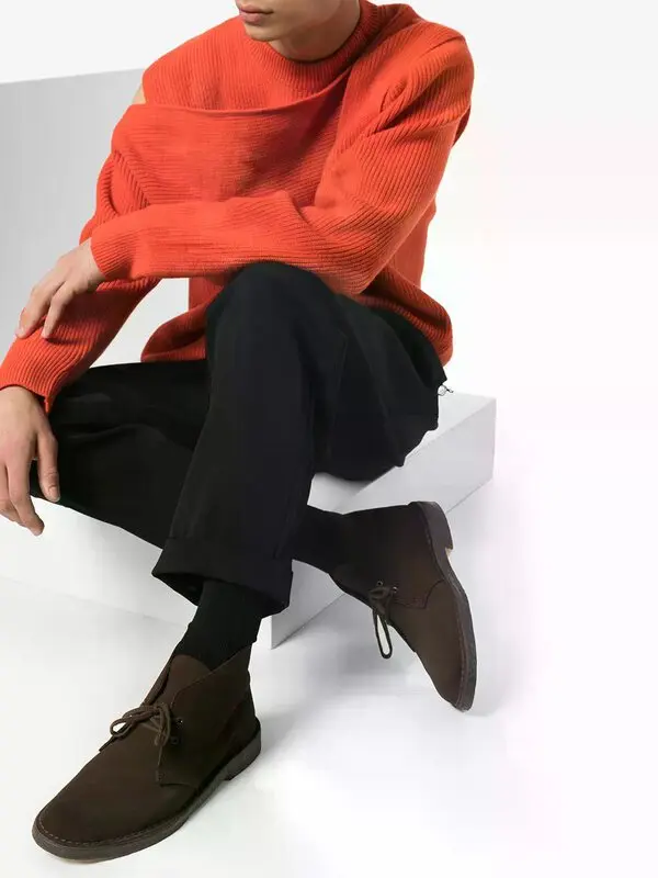 Clarks Suede Desert Boots - Brown