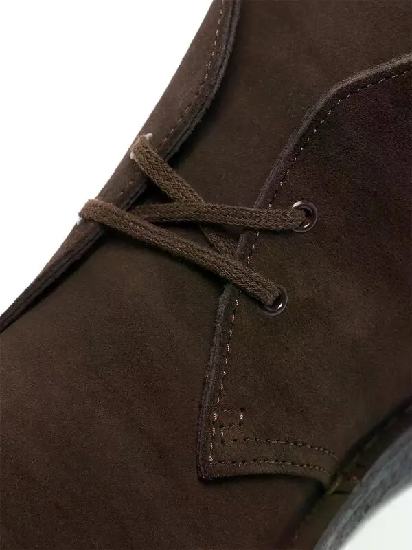 Clarks Suede Desert Boots - Brown