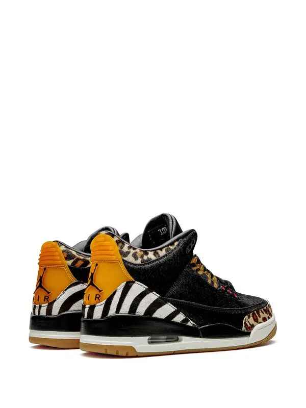 JORDAN Air 3 Retro Animal Instinct Sneakers - Black