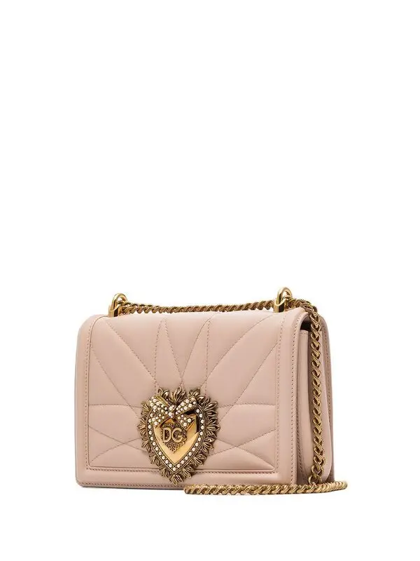 Dolce & Gabbana Medium Devotion Shoulder Bag - Pink