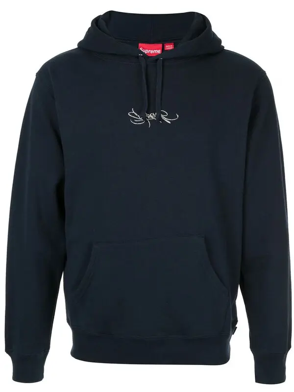 Supreme Tag Ogo Hoodie Ss19 - Blue | Editorialist