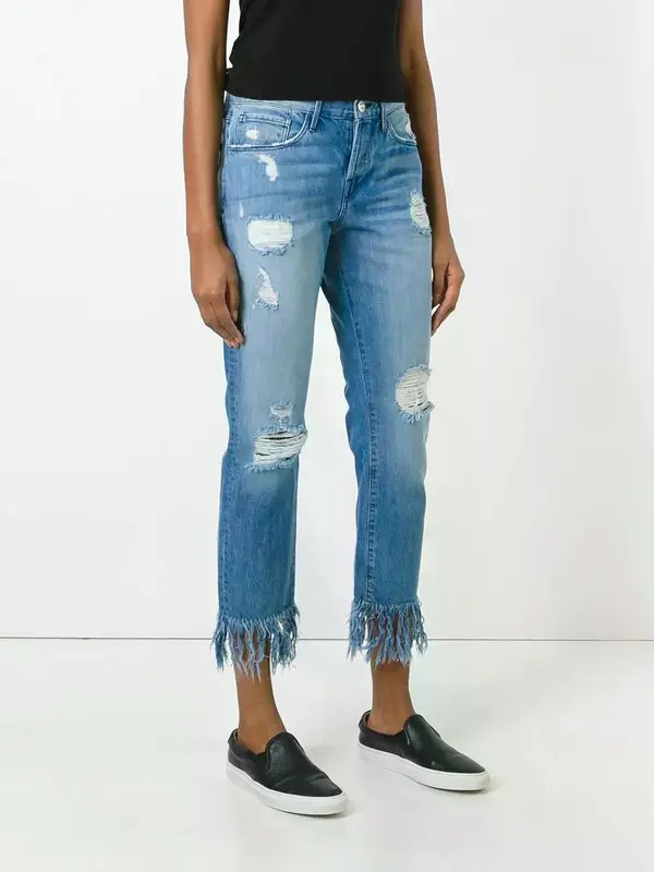 3x1 Wm3 Crop Fringe Jeans