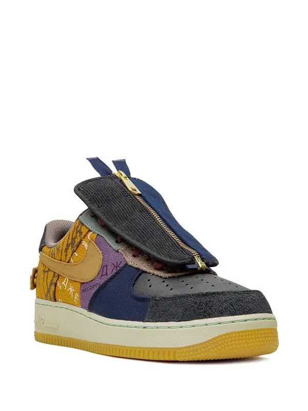 Nike X Travis Scott Air Force 1 Low Cactus Jack Sneakers - Yellow