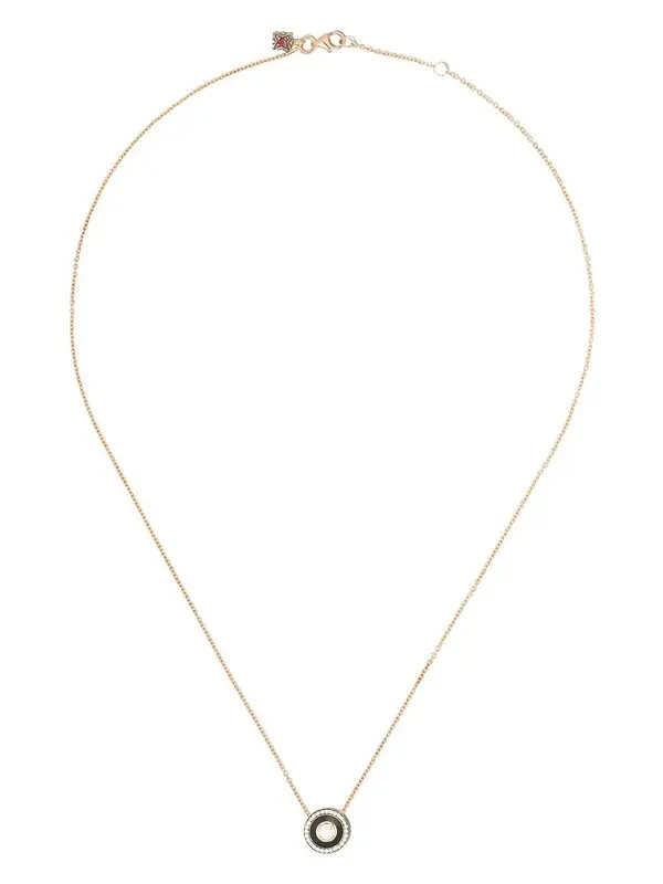 SELIM MOUZANNAR 18kt Diamond Mina Necklace - Pink
