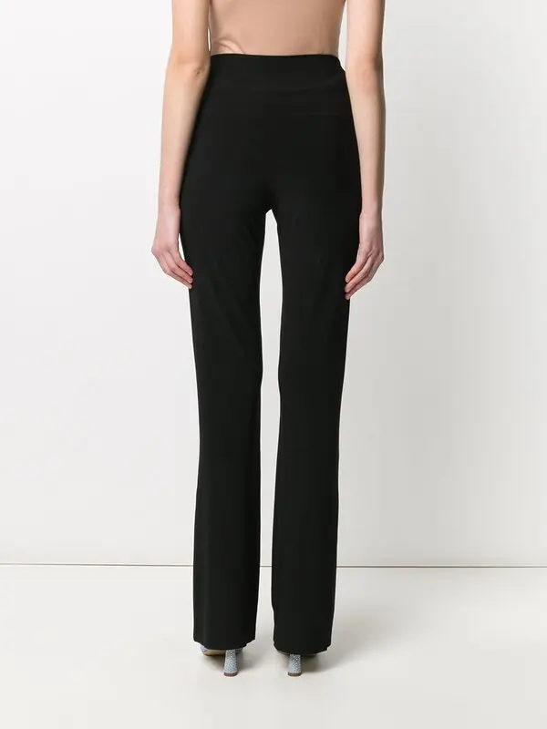 Norma Kamali High Waisted Straight-leg Trousers