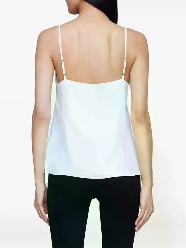 L'Agence V-neck Top - White