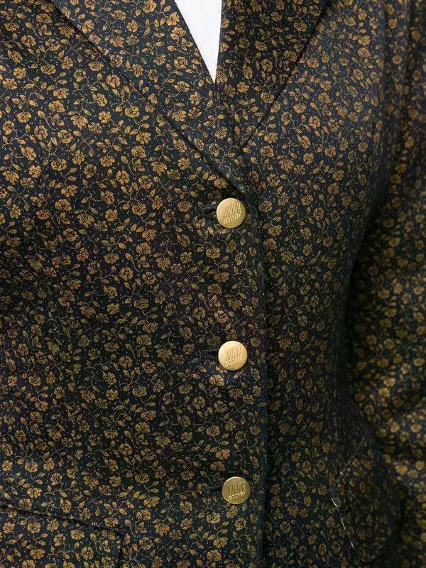 JEAN PAUL GAULTIER Floral Print Blazer