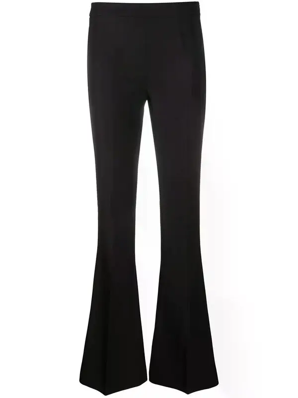 BLANCA VITA Flared Suit Trousers - Black