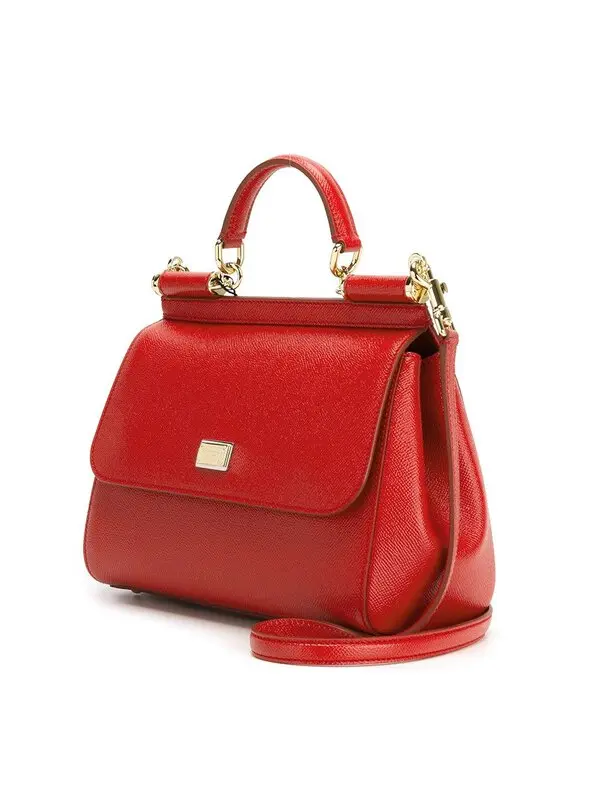 Dolce & Gabbana Large Sicily Tote - Red