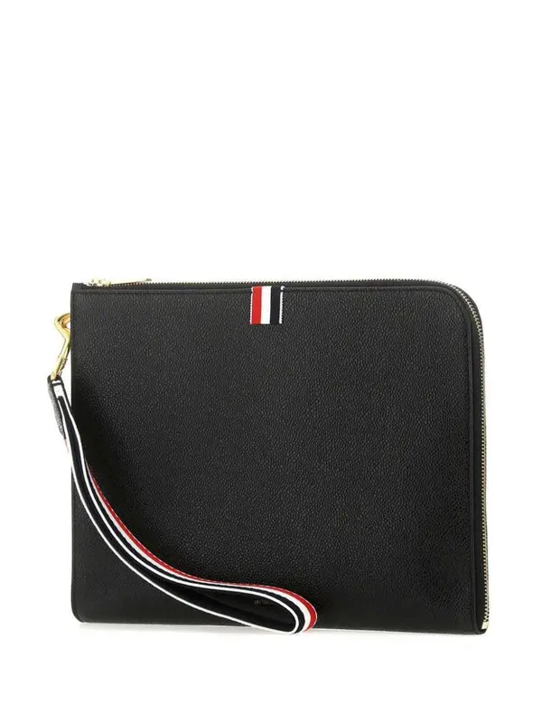 Thom Browne Rwb-strap Gusset Clutch