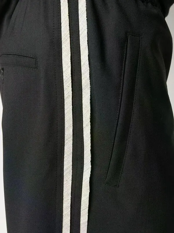 Neil Barrett Side Stripes Track Shorts - Black