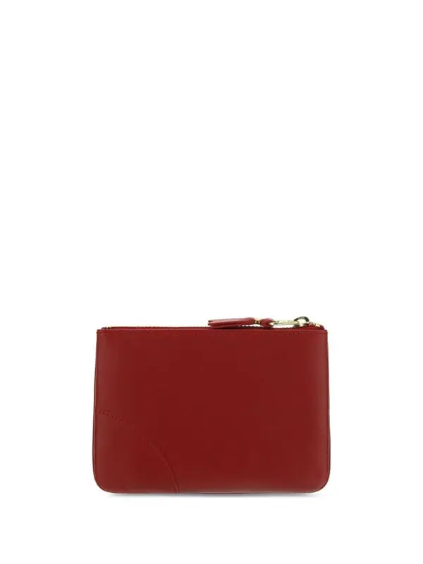 Comme Des Garçons Logo-stamp Zip Wallet - Red