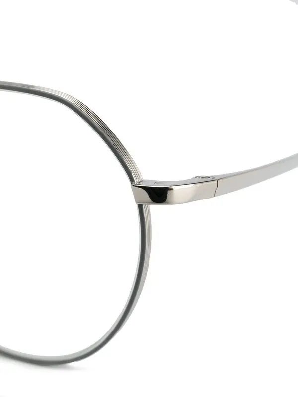 Thom Browne Round-frame Eyeglasses - Silver