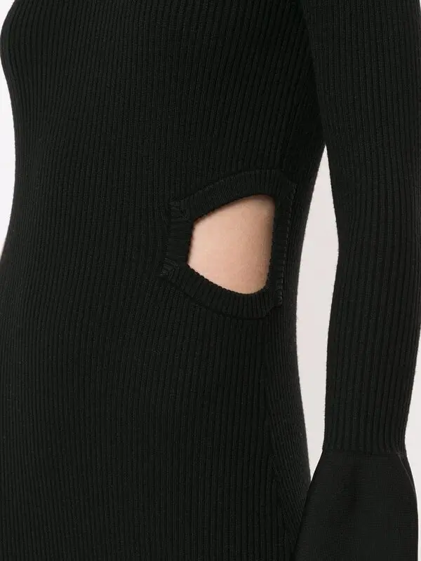 3.1 Phillip Lim One-sleeve Ribbed Midi Dress