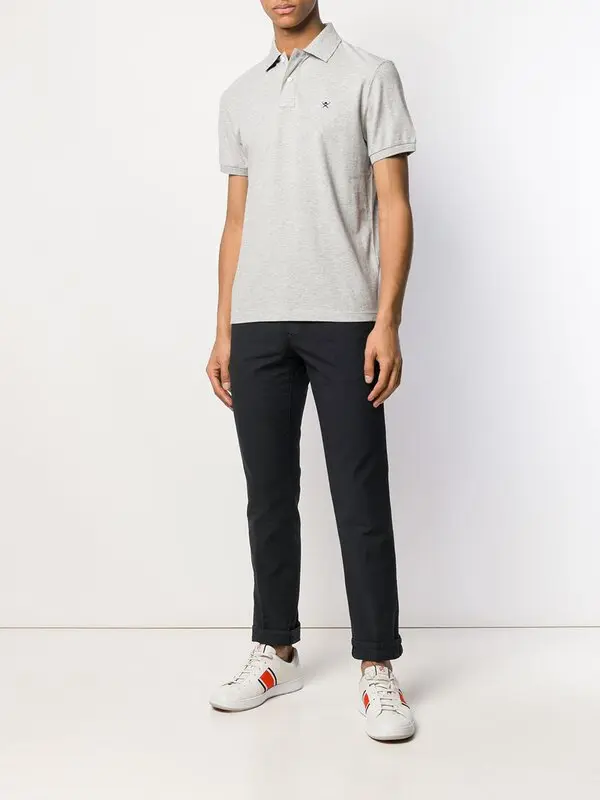 HACKETT Embroidered Logo Polo T-shirt