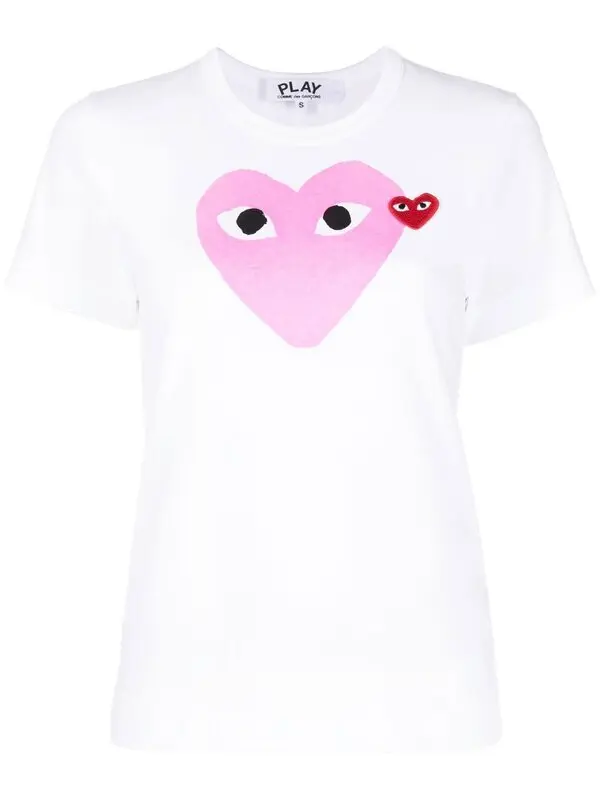 Play Comme Des Garcon Heart Logo T-shirt