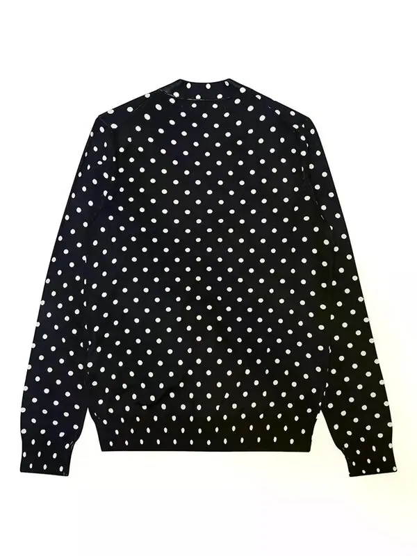 Play Comme Des Garcon Polka Dot Cardigan - Blue
